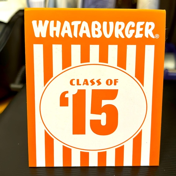 Whataburger | Other | Whataburger Class Of 5 Table Tent | Poshmark